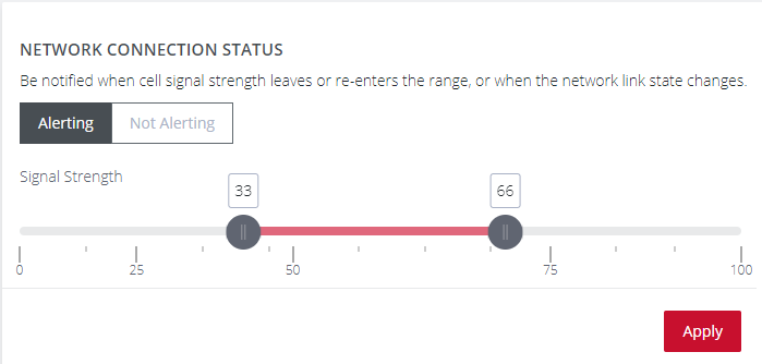 System Alerts - Networking
