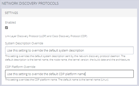 Network Discovery Protocols
