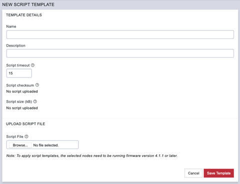 Creating new script templates